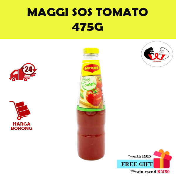 MAGGI Tomato Ketchup Sauce (475g) / MAGGI Sos Tomato (475g) / Sos ...