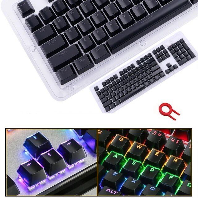 Low Profile Keycap Set For Cherry Mx Backlit Mechanical Keyboard ...