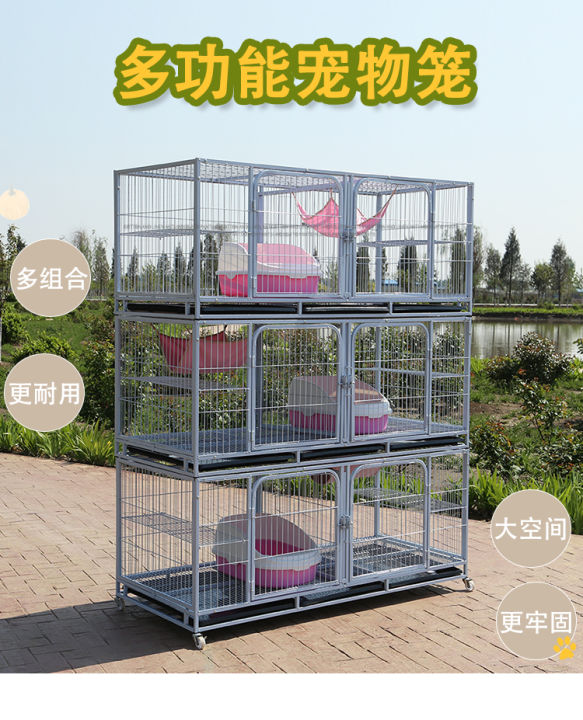 Three-layer breeding cat cage breeding cage double-layer cage cat house ...