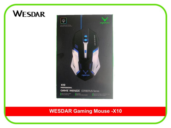 WESDAR Gaming Mouse -X10 | Lazada