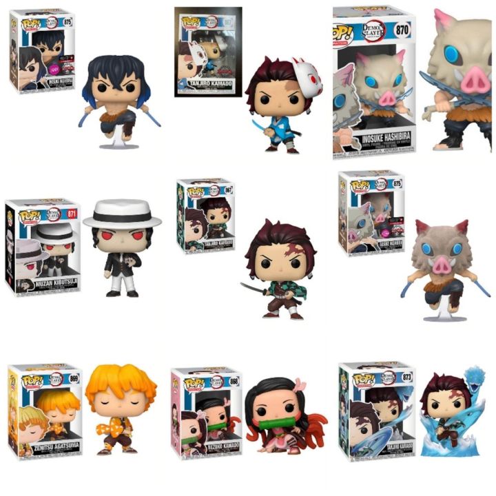 Funko Pop! Demon Slayer Tanjirou Nezuko Agatsuma Zenitsu Hashibira ... Funko Pop! Demon Slayer Tanjirou Nezuko Agatsuma Zenitsu Hashibira ...