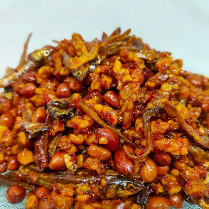 TEMPE OREK TERI KACANG KERING BALADO PEDAS MANIS KEMASAN 200 GRAM (COD ...