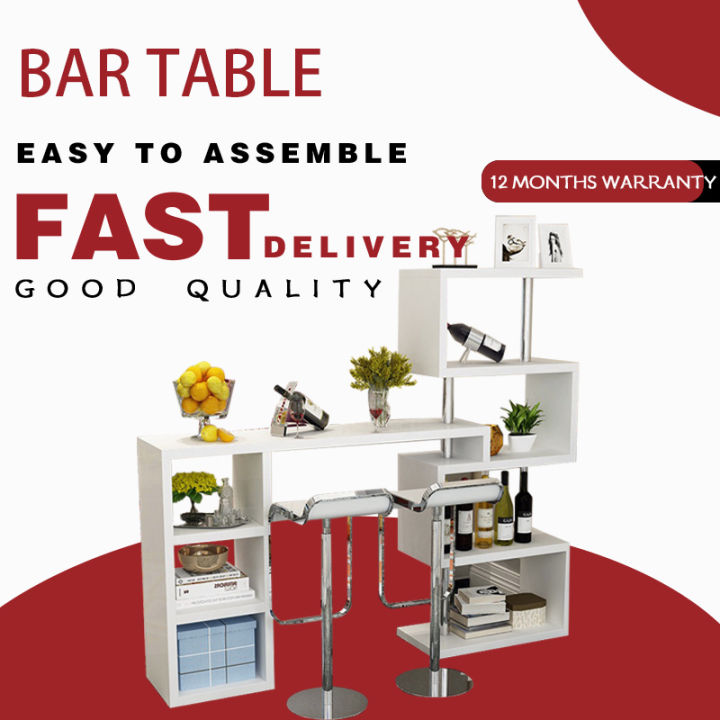 360 ° rotating bar table living room restaurant partition bar counter ...