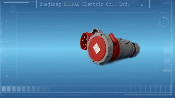 Free Shipping Kripal Waterproof CEE Socket 32a 3pin Outlet Combination ...