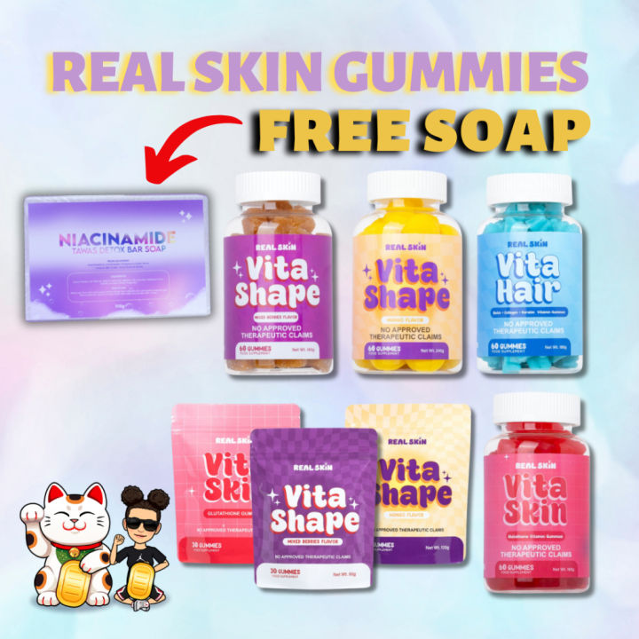 Real Skin Vita Shape , Skin , Hair & Fit Gummies ( ON HAND ) | Lazada PH