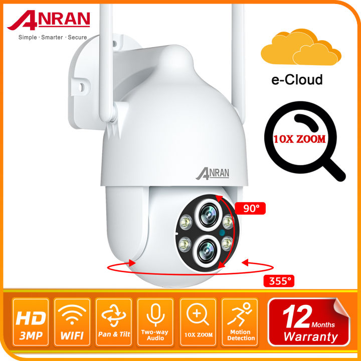 ANRAN Cctv camera wifi connect 360 outdoor, waterproof ,Smart Siren ...