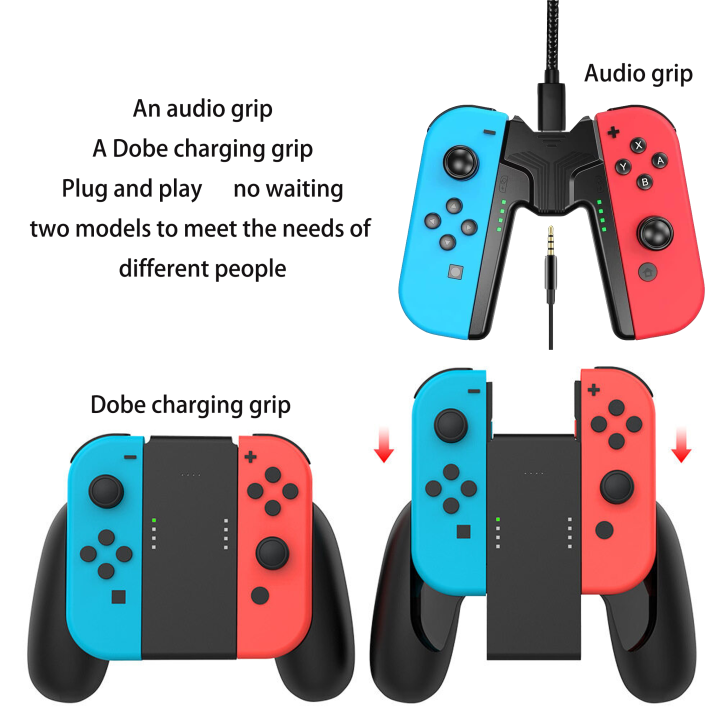 Nintendo Switch Charging Dock Audio grip Fast Charging Handle NS Game ...