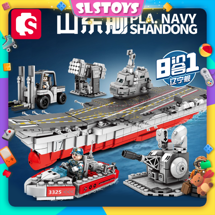 [8 IN 1] Sembo Block PLA. NAVY Series Military Ship Warship Marine Mini ...