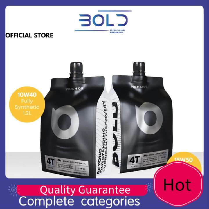 Ride Ready Store BOLD 4T 1.2L Fully Synthetic 10w40 15w50 MA2 SN ...