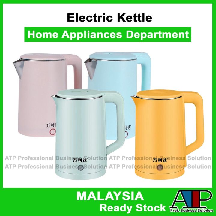 2L Electric Kettle Ketel Teko Jug Cerek Elektrik Tea Maker Hot Water ...