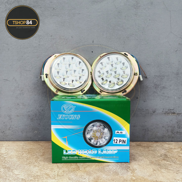 Bajaj RE LED Light Headlight Set PAIR 12LED 6 LED | Lazada PH
