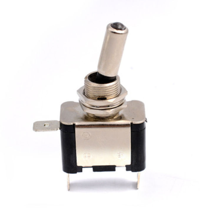 10pcs ABS 12V 20A 2PIN metal car toggle switch with light swing switch ...