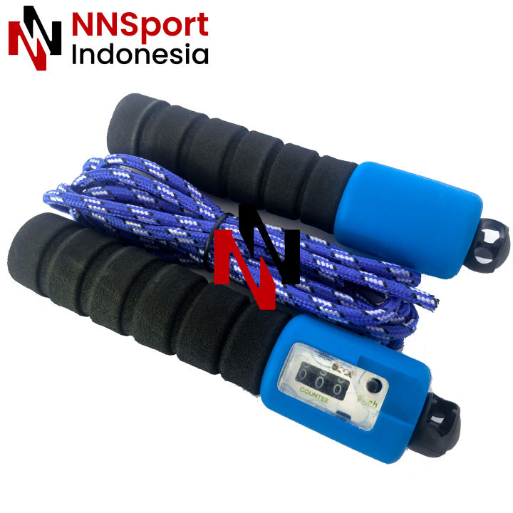 Skipping Jump Rope / Alat Lompat Tali Counter / Adjustable Rope Speed ...