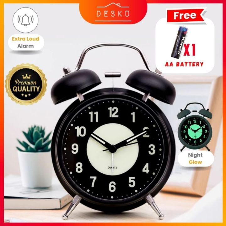 Alarm Clock Jam Loceng Alarm Table Clock Table Jam Meja Table Clock ...