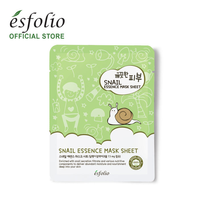 Esfolio Pure Skin Snail Essence Mask Sheet | Lazada PH