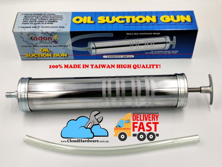[SALES!] KADON 500cc Oil Suction Gun with 12 INCH Flexible Hose Suction ...
