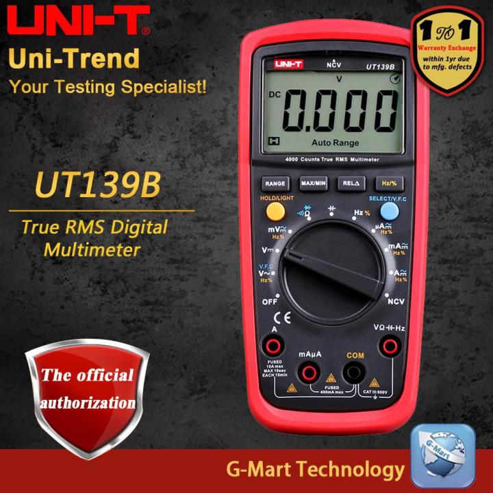 UNI-T UT139C/UT139S True RMS Digital Multimeter | Lazada