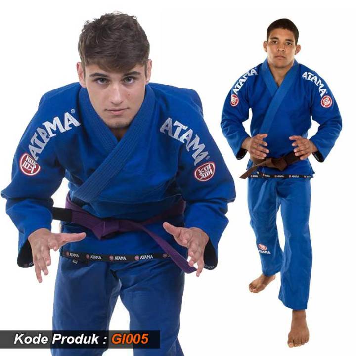 GI JIUJITSU ATAMA BIRU IMPORT PREMIUM, GI BJJ ATAMA, GI BRAZILIAN ...