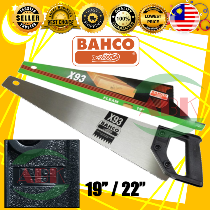 [100% ORIGINAL] BAHCO X93 HAND WOODSAW MADE IN SWEDEN GERGAJI KAYU ...