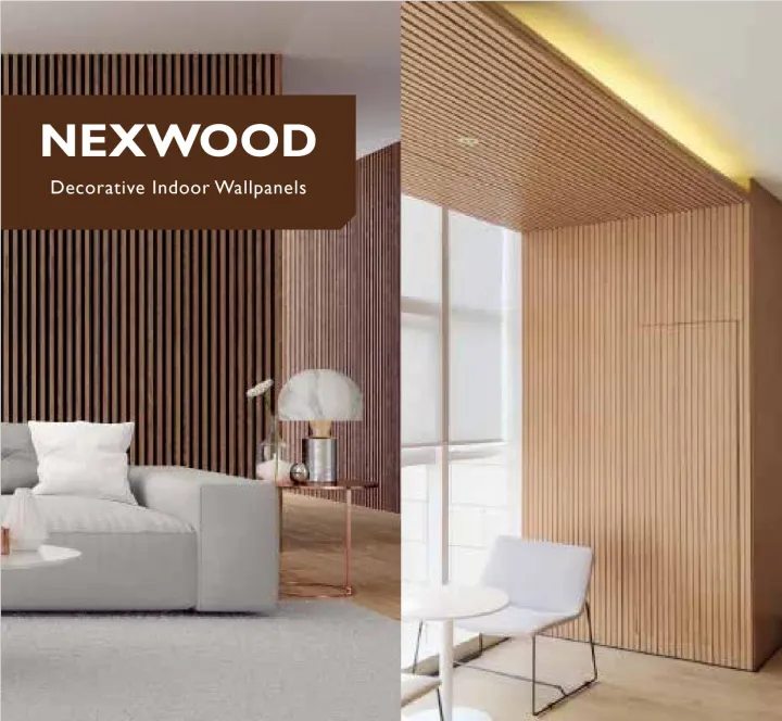 NEXWOOD® Decorative Indoor Wall Panels size 12mm x 160mm x 2900mm WPC ...
