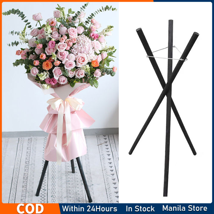Artificial Flower Display Rack 1.2m Wooden Opening Flower Stand,for ...