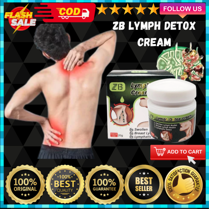 ZB Lymph Detox Cream Effective For Lymphatic Node Neck Lymph Anti ...