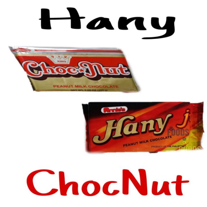 hany jr and chocnut peanut milk chocolate for sale batang 90s favorite ...