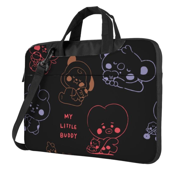 BT21 Shockproof Laptop Shoulder Messenger Bag Case Sleeve for 14 Inch ...