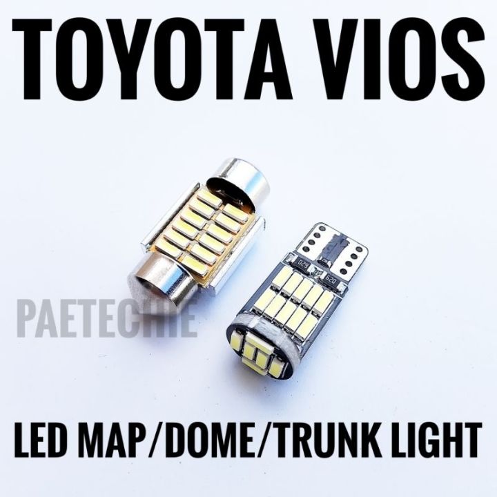 Toyota Vios LED Interior Light Dome Map Trunk Plate Ceiling Park Bulb ...