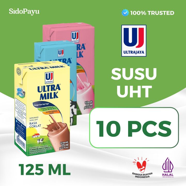 Ultra Milk 125 ML Susu UHT Paket 10 Pcs | Lazada Indonesia