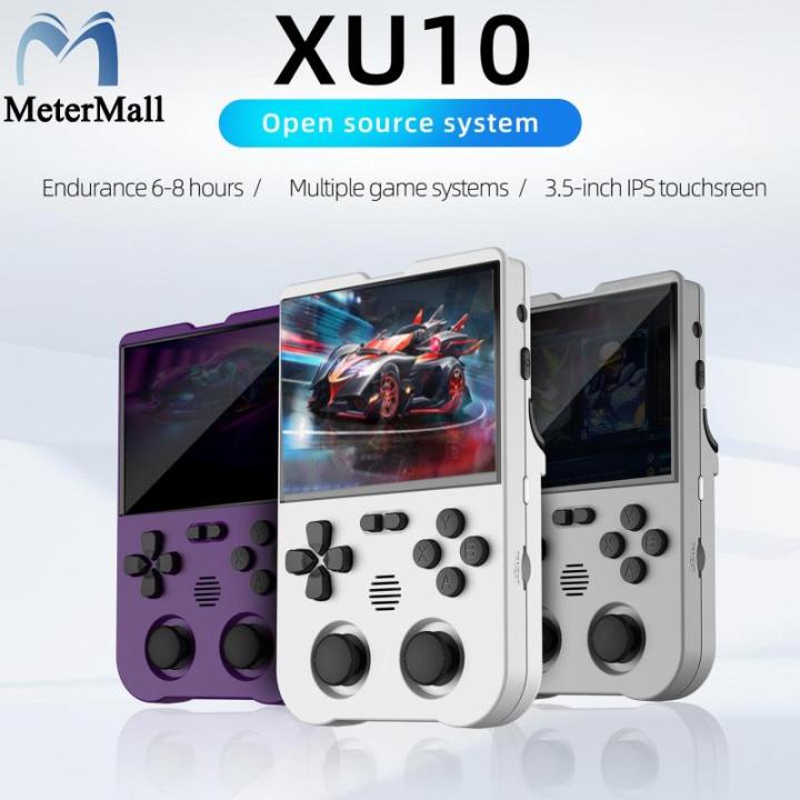 XU10 Retro Handheld Game Console 3.5-Inch Screen 3000mAh Rechargeable ...