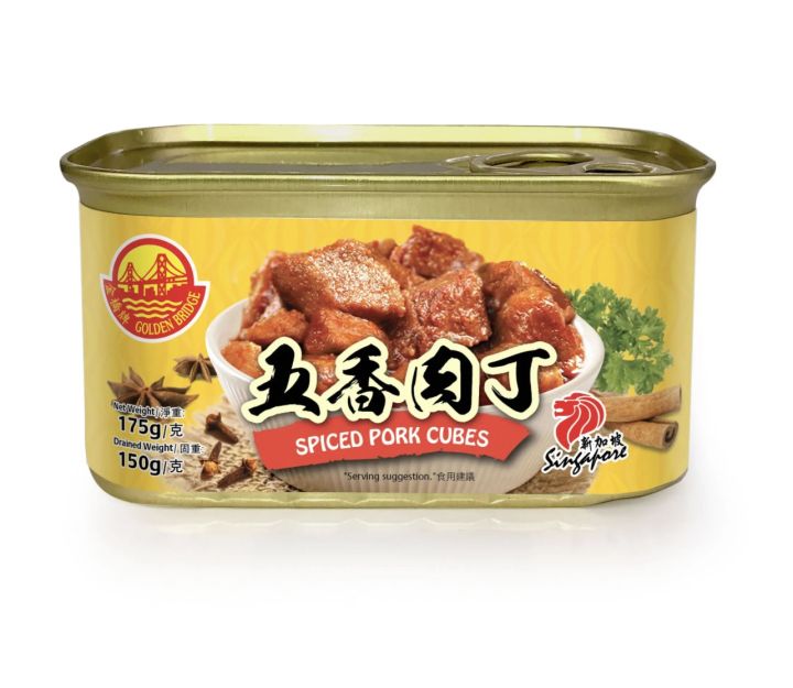 正新加坡金桥罐头 | 午餐肉 | 扣肉 | 东坡肉 | 排骨 | 五香肉丁 | 香菇鸡肉酱 | 鸡餐肉 | 午餐肉(麻辣, 黑胡椒, 起司 ...