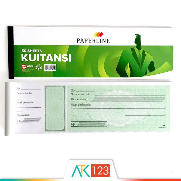Kwitansi / Kuitansi Paperline Besar (KT 50 B) isi 50 Lembar | Lazada ...