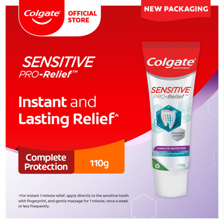 Colgate Sensitive Pro Relief Complete Protection Toothpaste 110g | Lazada
