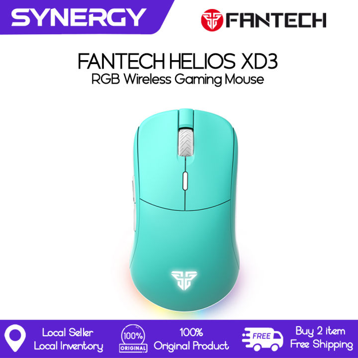 Fantech Gaming Mouse Helios XD3 Mint Edition with PixArt 3335 Sensor ...