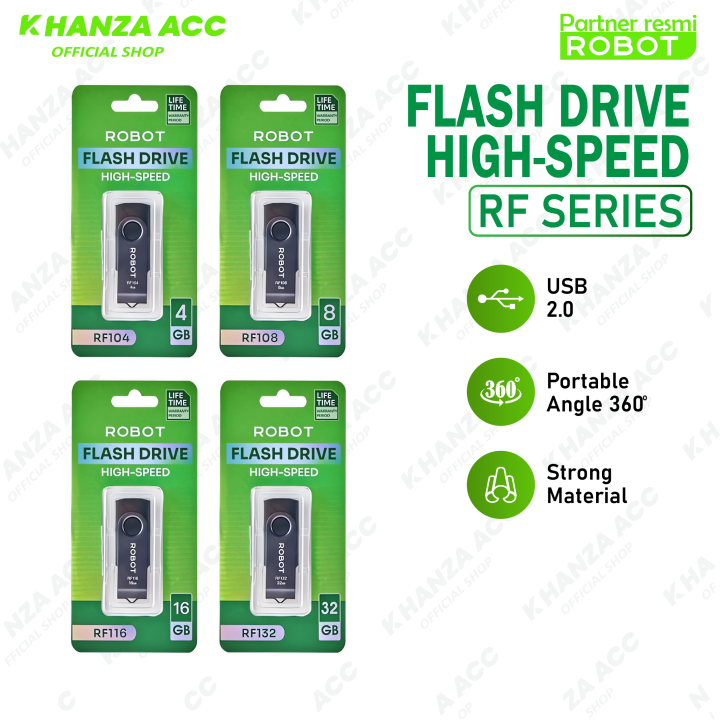 KHANZAACC Promo Flashdisk Robot 4GB / 8GB / 16GB / 32GB USB 2.0 ...