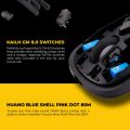 RAKK BULUS Wireless Gaming Mouse Hotswap Huano 80M Clickers PAW3325 ...