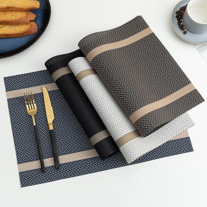 Place mat for table PVC table mat waterproof Heat Resistant Non-Slip ...