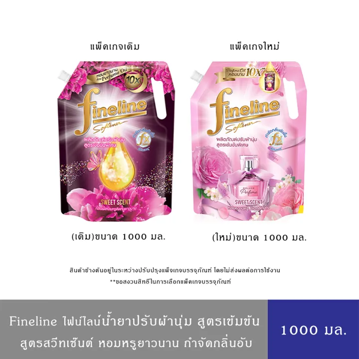 fineline ไฟน์ไลน์ น้ำยาปรับผ้านุ่ม แอลลิแกนซ์ สูตรเข้มข้นพิเศษ กลิ่น ...