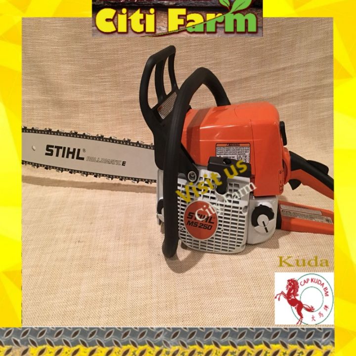 Stihl ms250 chainsaw with 18 "/20" guide bar & Chain Saw (original ...