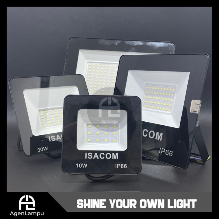 LAMPU SOROT LED 10W / 20W / 30W / 50W / 100W / 200W IP66 WATERPROOF | Lazada Indonesia