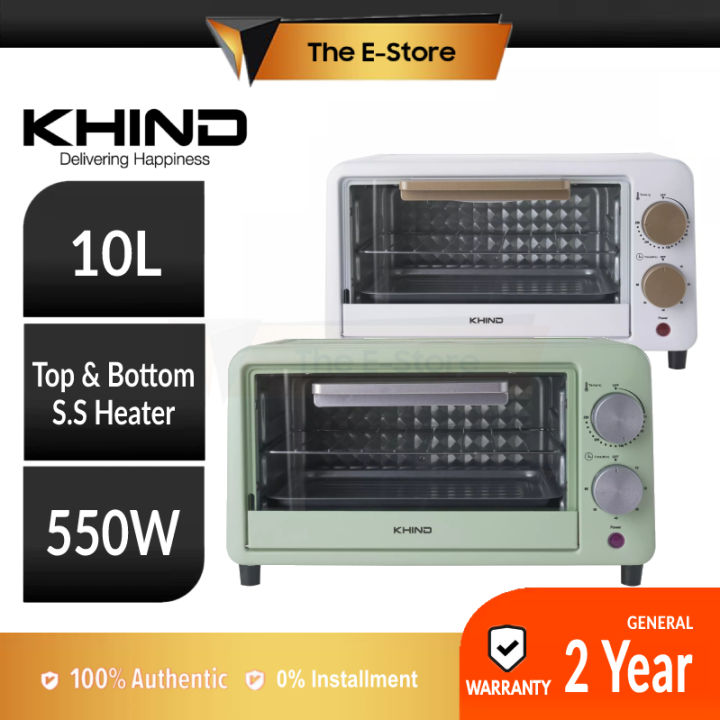 Khind 10L Electric Oven Toaster | OT10 (Pembakar Roti Oven Ketuhar ...