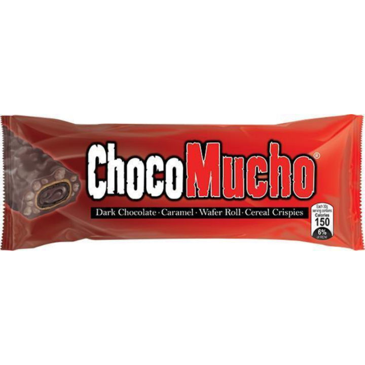 Choco Mucho Dark Chocolate Caramel Wafer Roll Cereal Crispies 30g ...