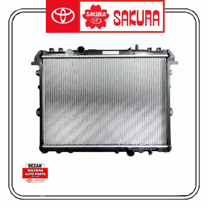 SAKURA RADIATOR TOYOTA INNOVA HILUX VIGO FORTUNER DIESEL 2005-2015 ...