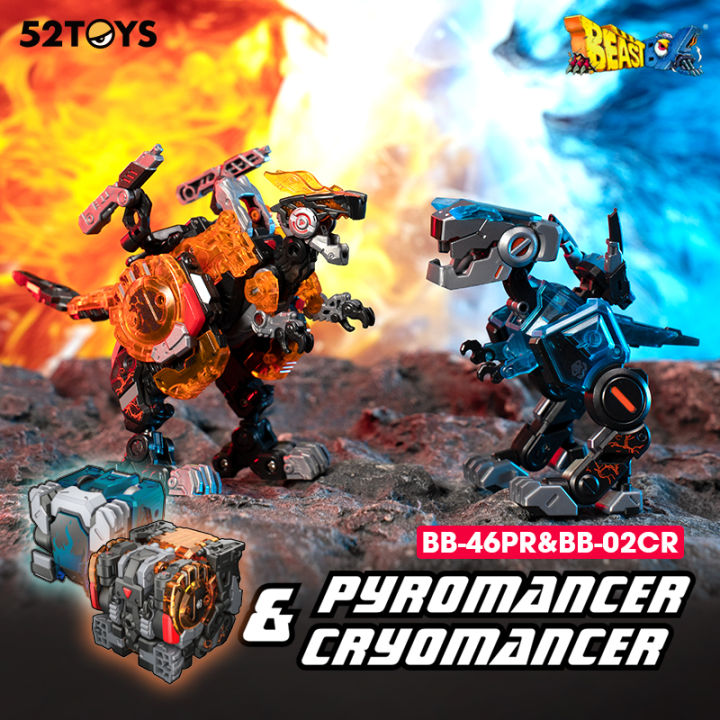 52TOYS BEASTBOX BB-49PR PYROMANCER AND BB-02CR CRYOMANCER Mecha ...