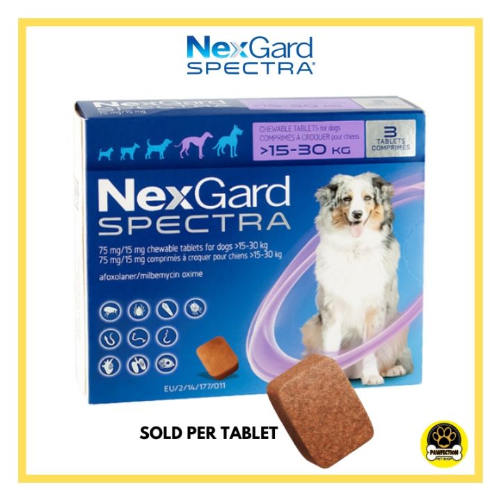 NEXGARD SPECTRA CHEWABLE TABLET FOR DOGS (15-30 KG) | SOLD PER TABLET ...