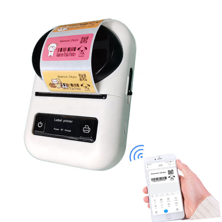 WENXIN PT-260 Label Printer portable Bluetooth thermal printer handheld ...