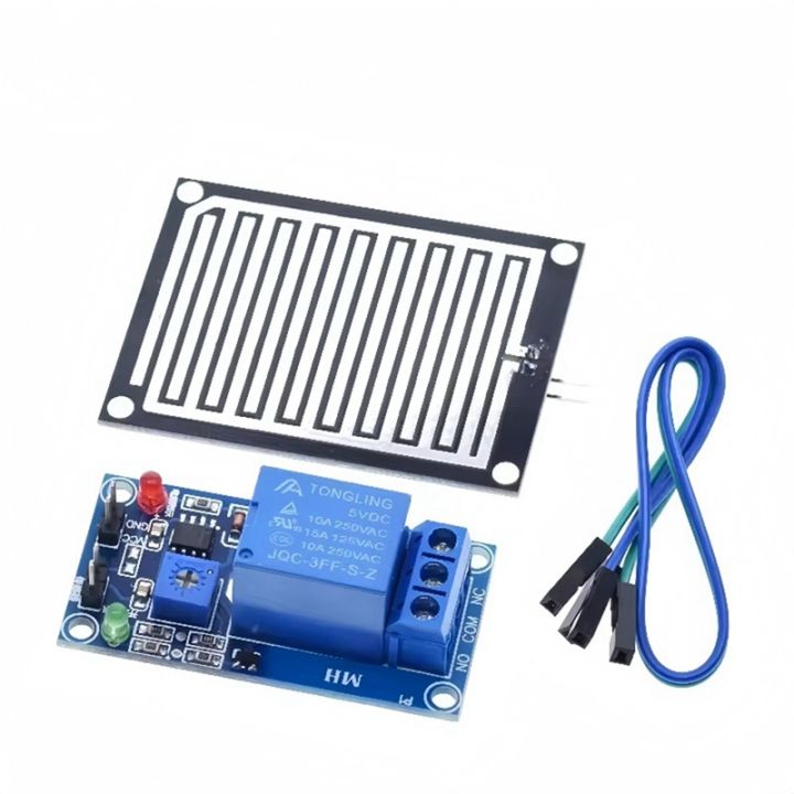 12V Raindrops Detection Module Rain Water Detection Sensor Module for ...