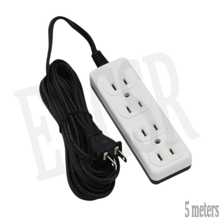 Heavy Duty 4 Socket Extension Cord Cable 5m | Lazada PH