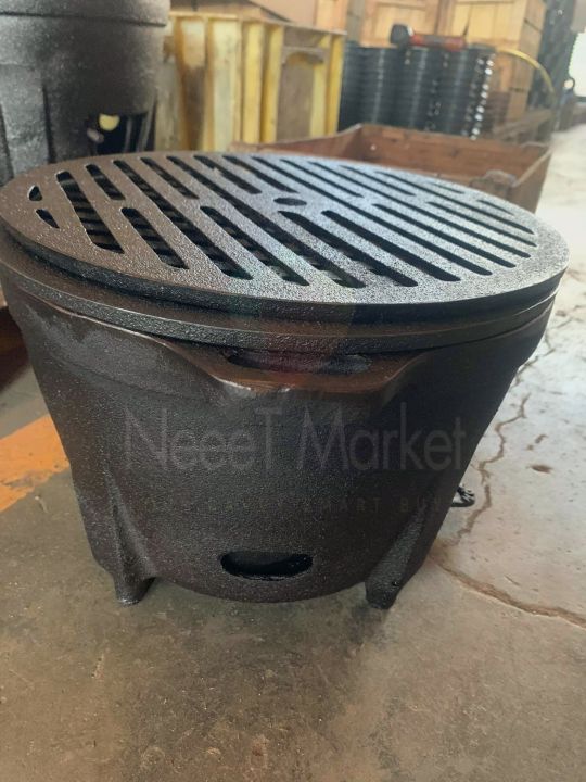 Filipino Made Cast Iron Charcoal Stove and Grill Set | Lazada PH